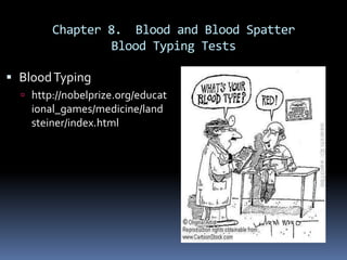 Chapter 8 blood typing | PPT