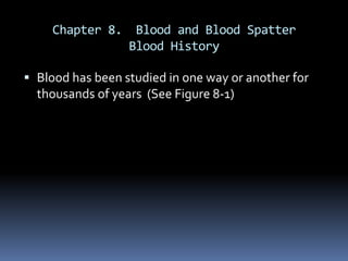 Chapter 8 blood typing | PPTX
