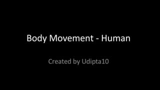 Chapter 8 body movements By Vishal.M SVCS | PPT