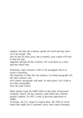 Chapter 8 Body Paragraph Str | DOCX