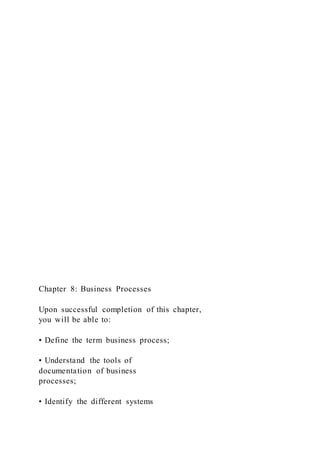 Chapter 8 Business Pr | PDF