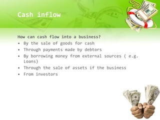 Chapter 8 cash flow | PPTX | Business Accounting & Finance | Business
