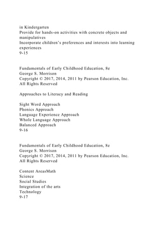 · Chapter 8 Chapter 8 The Preschool YearsThe preschool years | PDF