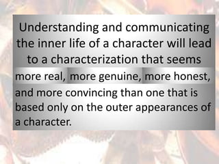 characterizing the inner life | PPTX