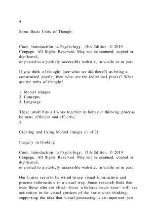 Chapter 8Cognition, Language, and CreativityCoon, Introducti | DOCX