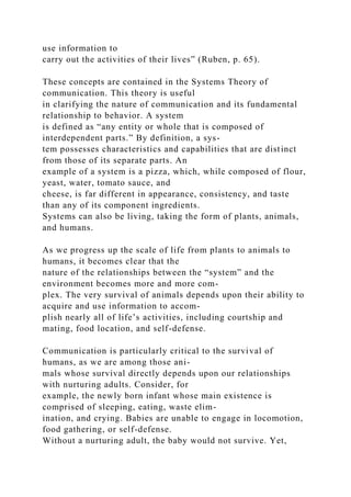 CHAPTER 8Communication and the SelfLearning Objectives.docx | Parenting ...