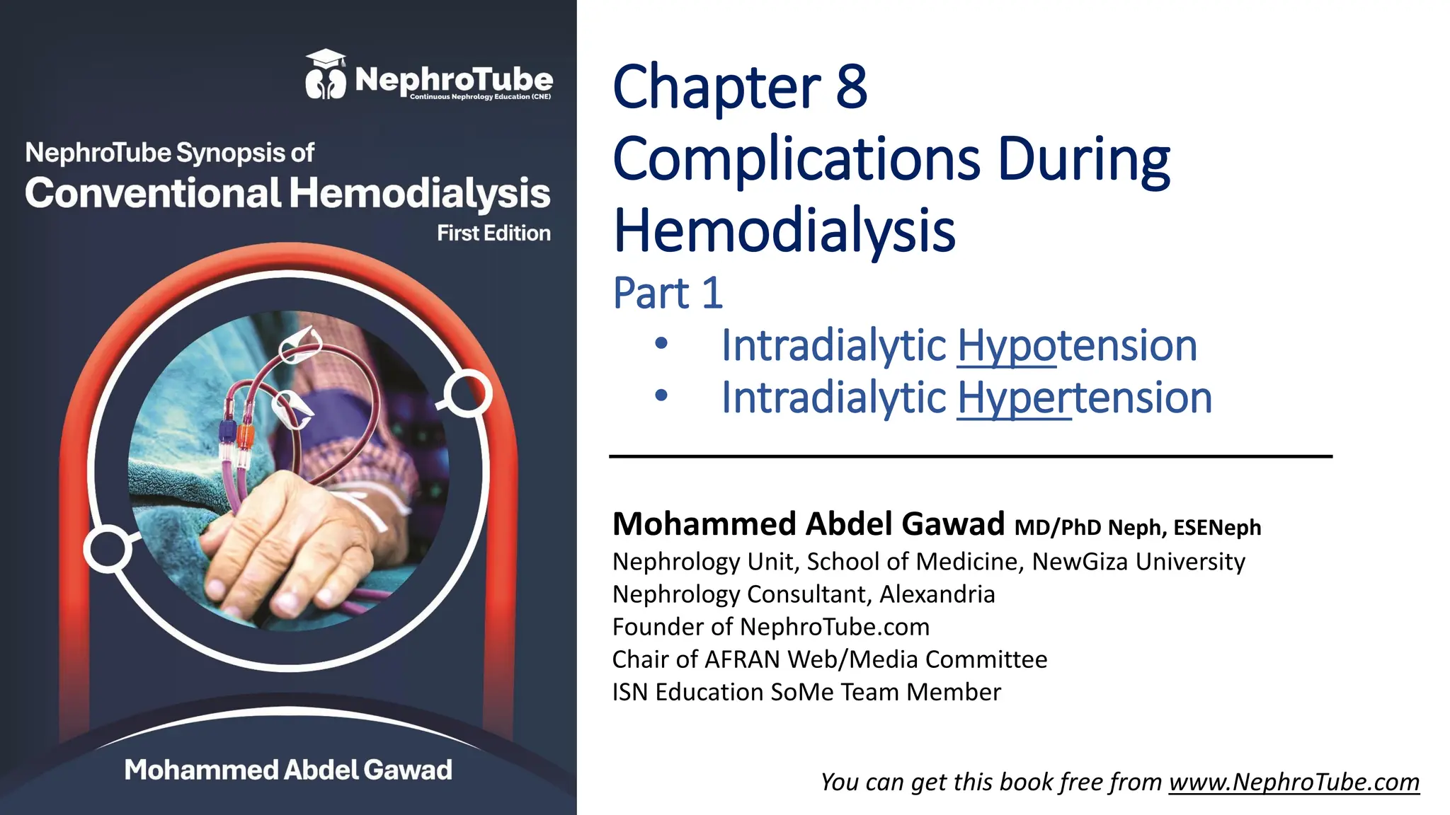 Hemodialysis: Chapter 8, Complications During Hemodialysis, Part 1 - Dr ...