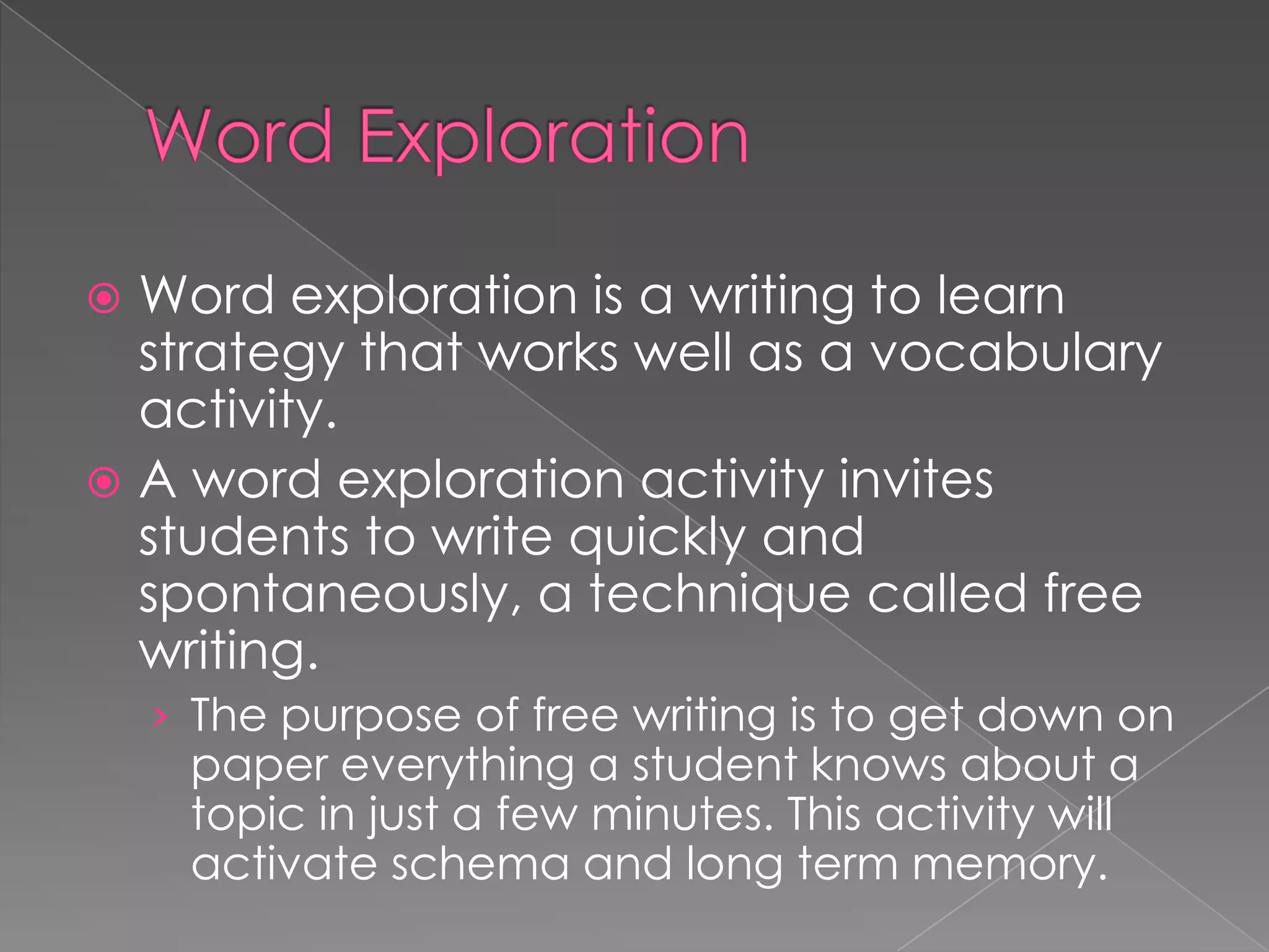Developing Vocabulary and Concepts | PPTX