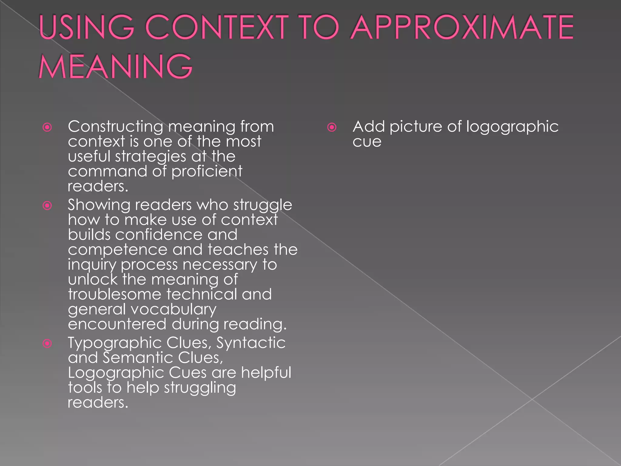 Developing Vocabulary and Concepts | PPTX