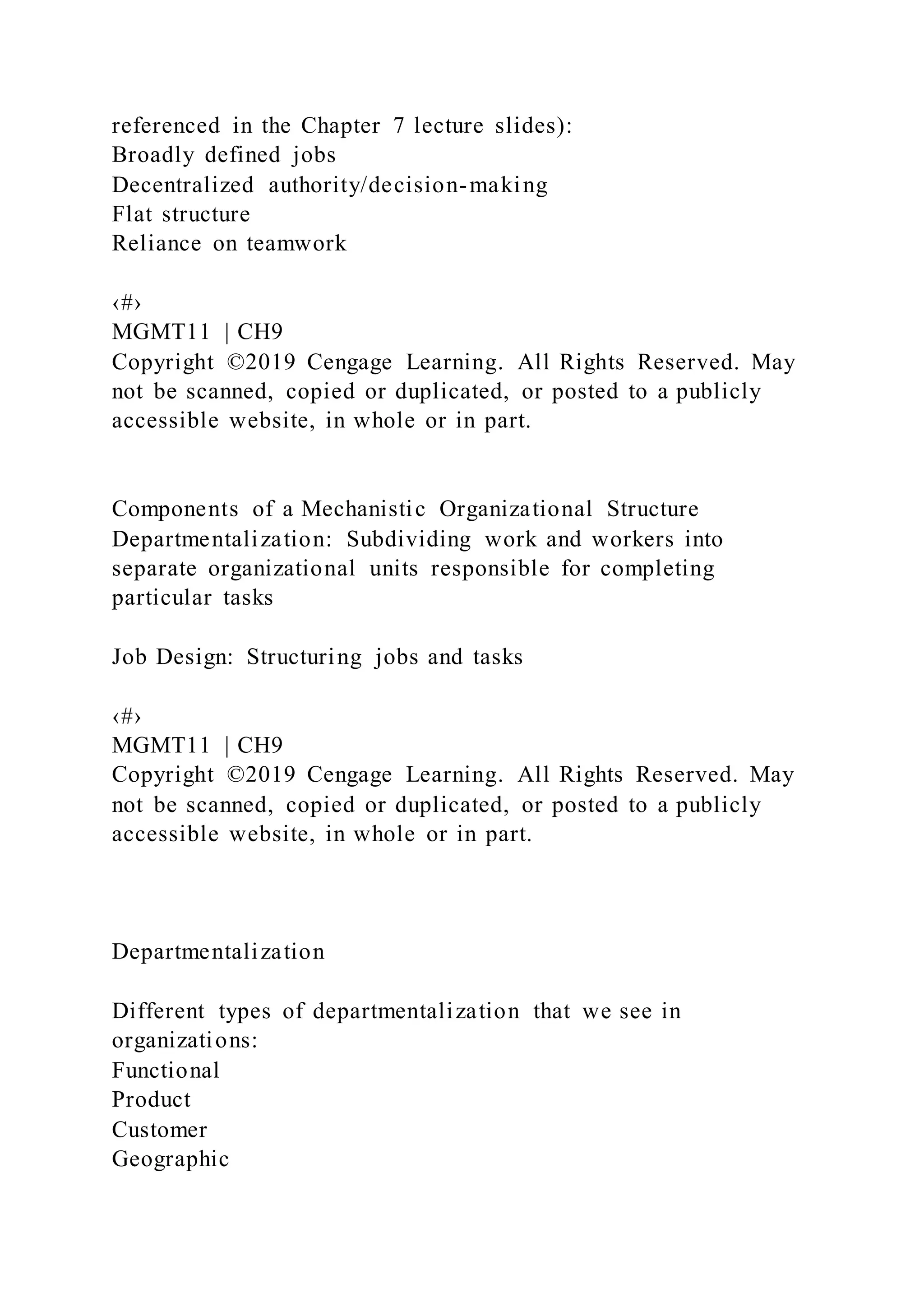 Chapter 8 copyright ©2019 cengage learning. all rights reserved | DOCX