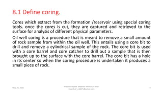 Coring | PPTX