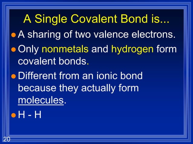 Chapter 8 covalent bonding | PPTX