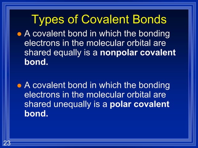 Chapter 8 covalent bonding | PPTX