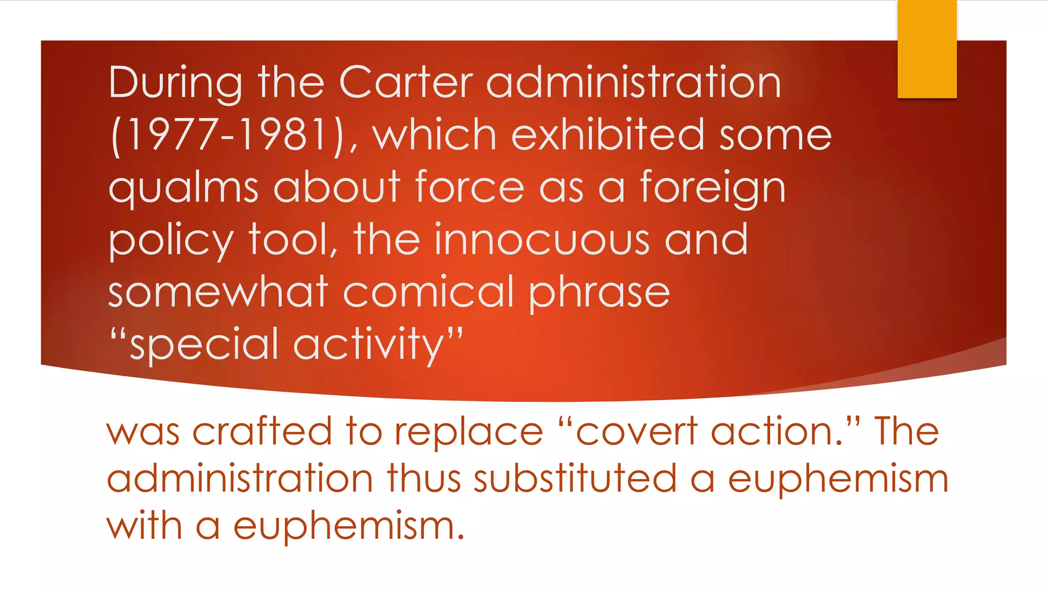 Chapter 8 covert action | PPTX