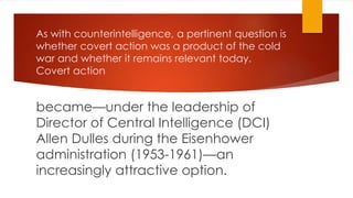 Chapter 8 covert action | PPT