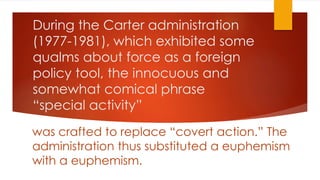 Chapter 8 covert action | PPT