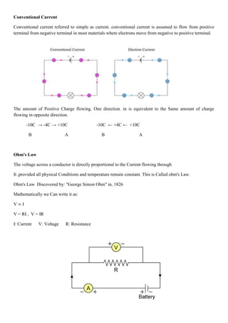 Current Electricity Chp-8 General Science 9th 10th | DOCX