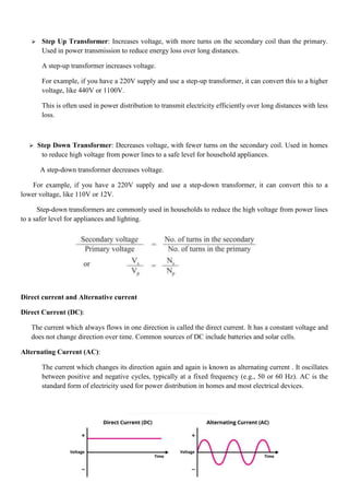 Current Electricity Chp-8 General Science 9th 10th | DOCX | Consumer ...