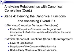Canonical Correlation Analysis | PPT