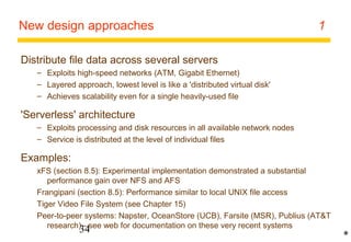Chapter 8 distributed file systems | PPT