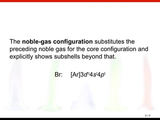 Chapter 8 electron configuration and periodicity (1) | PPT