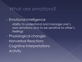 Interplay - Emotions (Ch.8) | PPTX