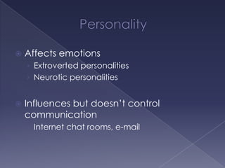 Interplay - Emotions (Ch.8) | PPTX