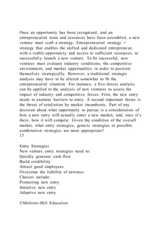 CHAPTER 8Entrepreneurial Strategy and Competitive DynamicsCo | DOCX