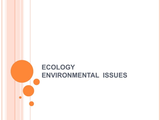 Chapter 8 environmental issues | PPTX