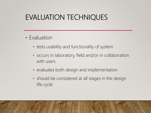 Chapter 8 eval. tech. lesson 1 | PPT