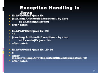 exception handling | PPT