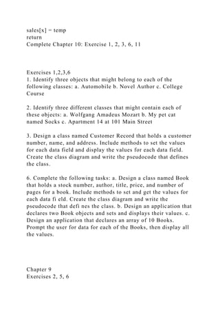 Chapter 8Exercise1.Design an application that accept.docx