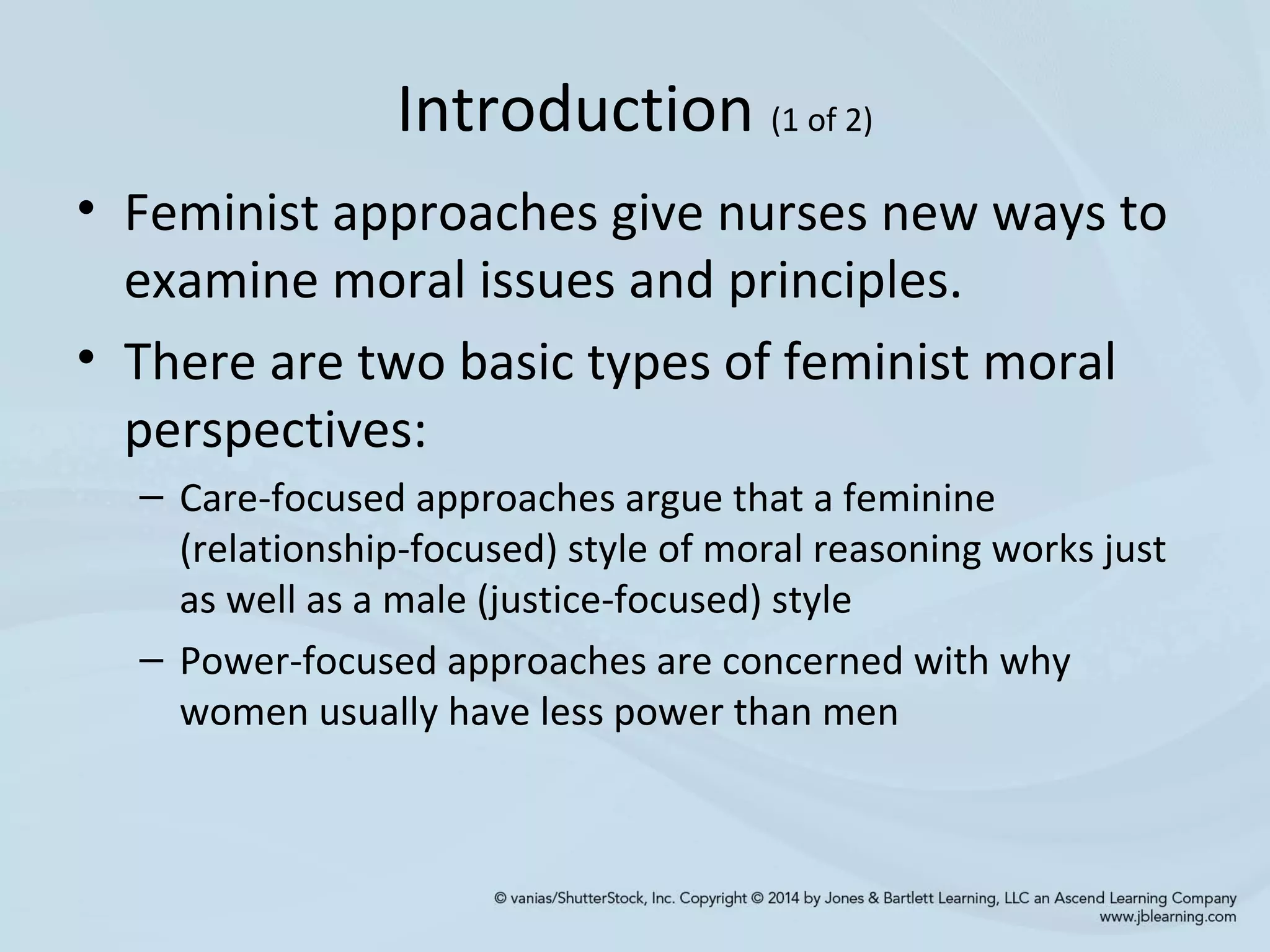 Chapter 8 feminist ethics | PPT