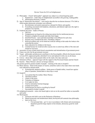 Chapter 8 Final Review | DOC