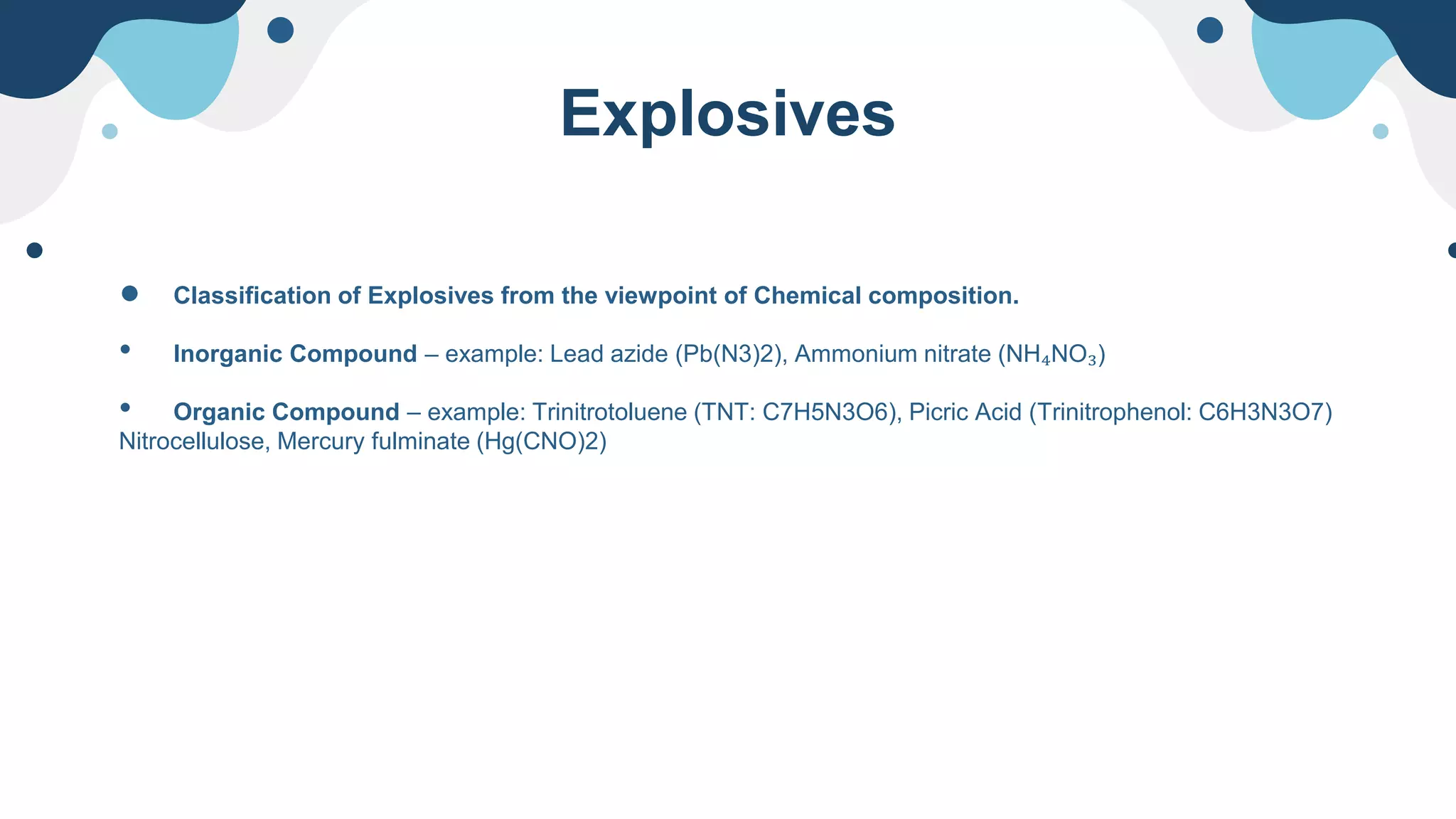 Chapter8 gunpowder and other explosives | PPTX | First Aid | Injuries