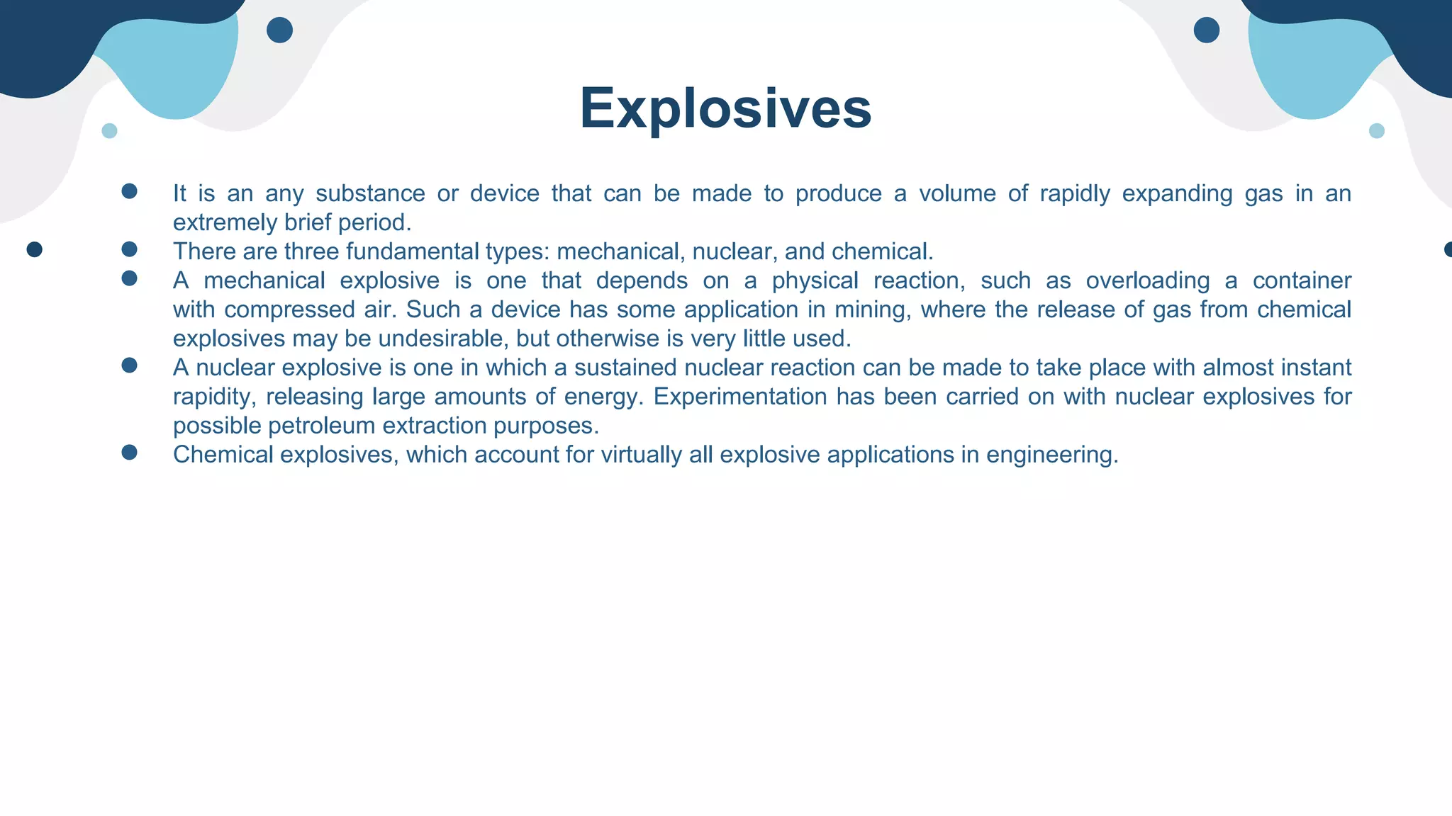 Chapter8 gunpowder and other explosives | PPTX