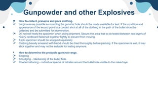 Chapter8 gunpowder and other explosives | PPTX