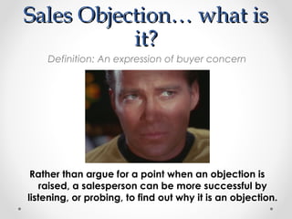 Chapter 8 handling objections sp12 | PPT