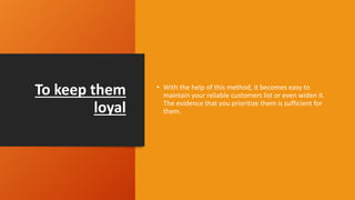Chapter 8: How And Why To Put The Customers First | PPTX