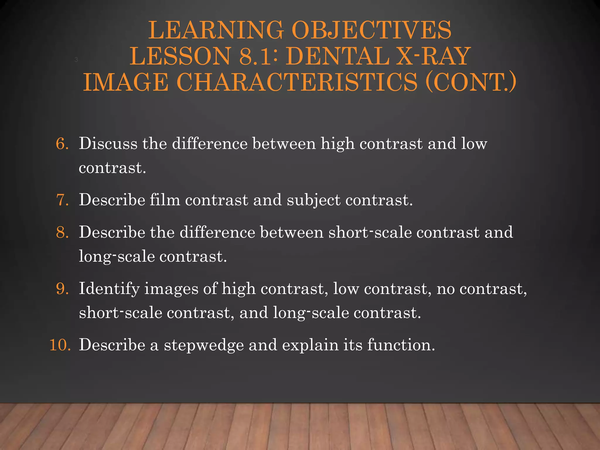 Chapter 8: Image Characteristics | PPT