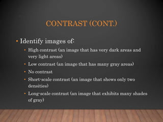 Chapter 8: Image Characteristics | PPT