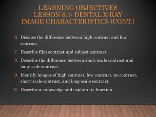 Chapter 8: Image Characteristics | PPT