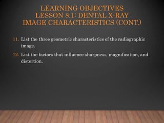 Chapter 8: Image Characteristics | PPT