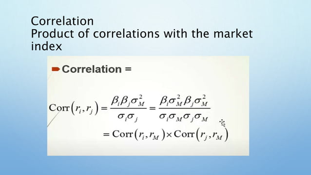 Chapter 8 Index Model, Index Model, Index Model | PPT