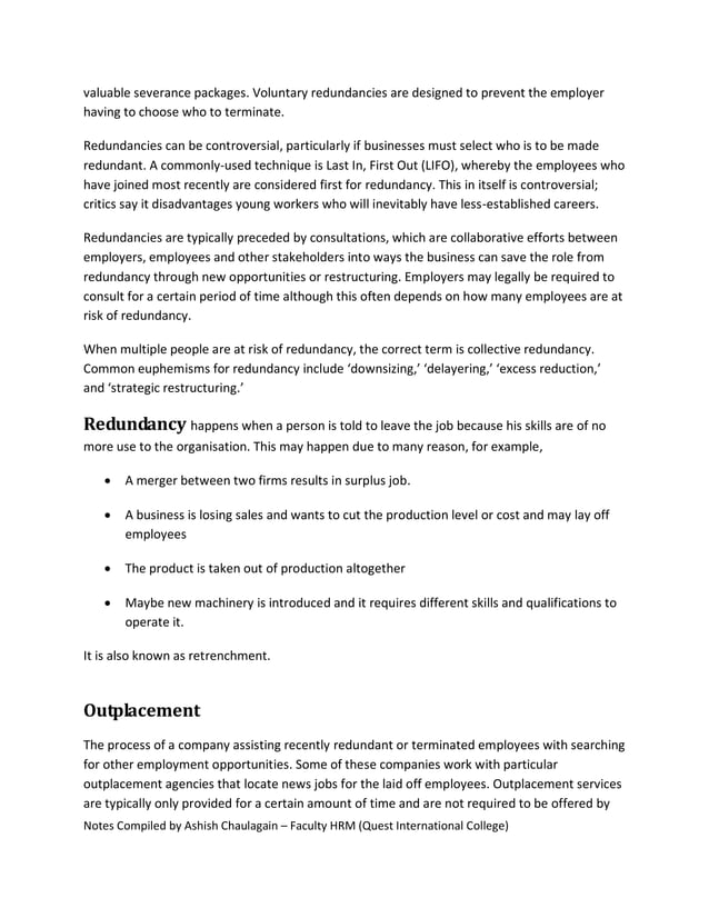 Chapter 8 industrial relations notes | PDF | Business | Business and ...