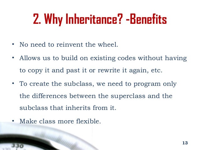 Java Programming - Inheritance Java Programming - Inheritance