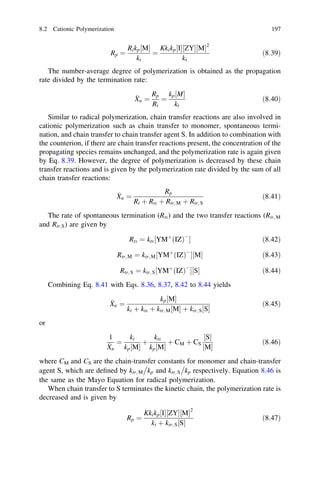 Chapter 8 ionic chain polymerization | PDF | Chemistry | Science