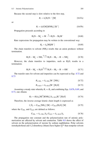 Chapter 8 ionic chain polymerization | PDF