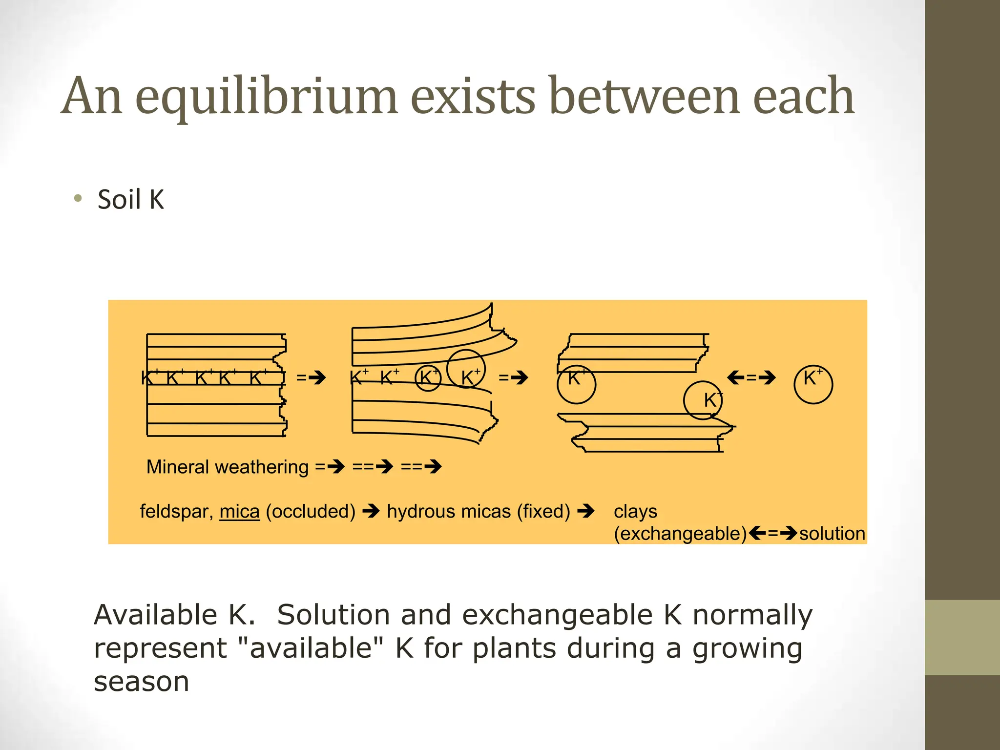 Chapter8_K.ppt for soil management and conservation and fertilizer k | PPT