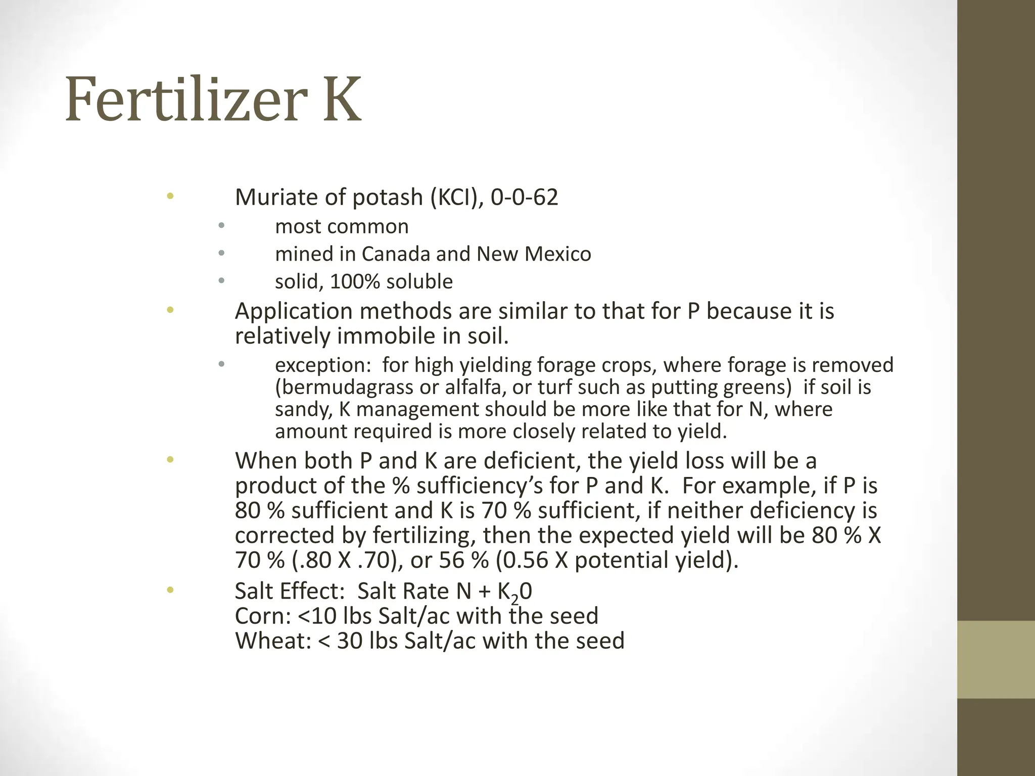 Chapter8_K.ppt for soil management and conservation and fertilizer k | PPT